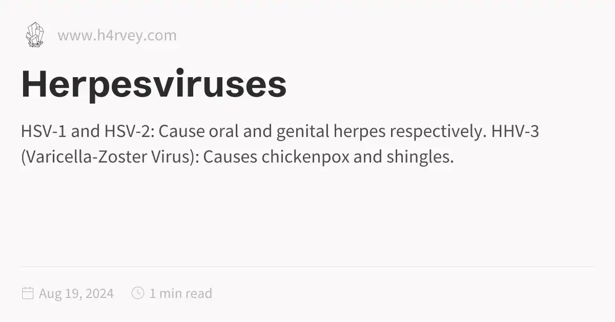 Herpesviruses