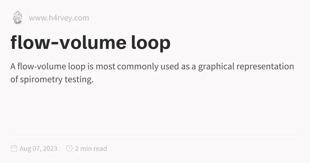 flow-volume loop